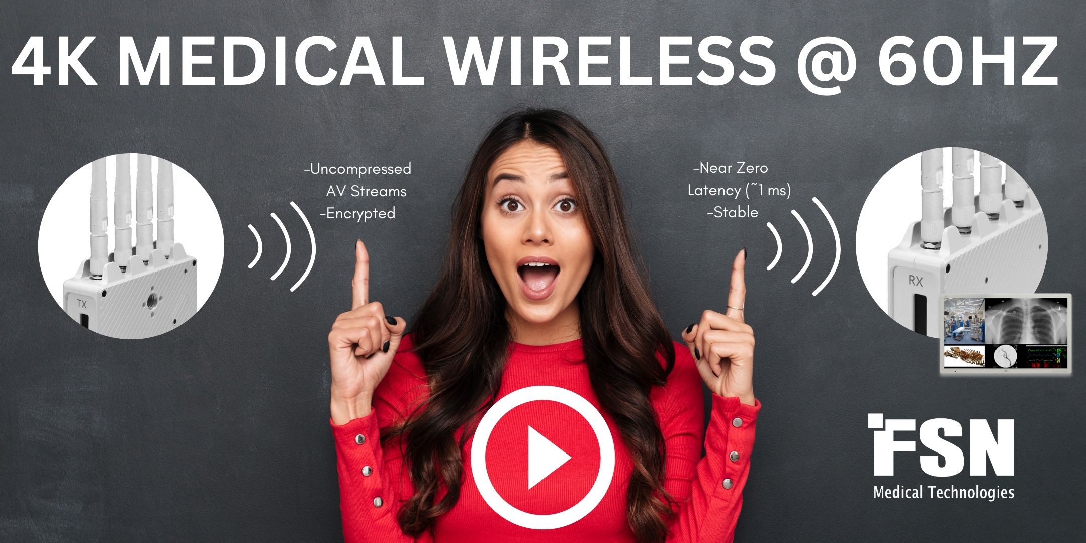 WUH4060 60hz Medical Wiress Video System