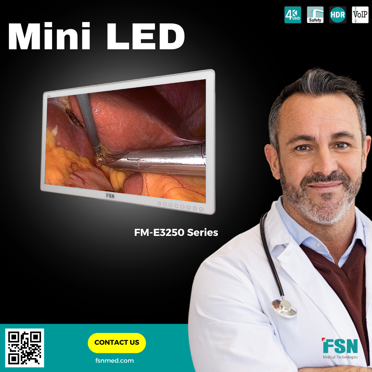 New MINI LED Monitor FM-E3250 - FSN Medical Technologies